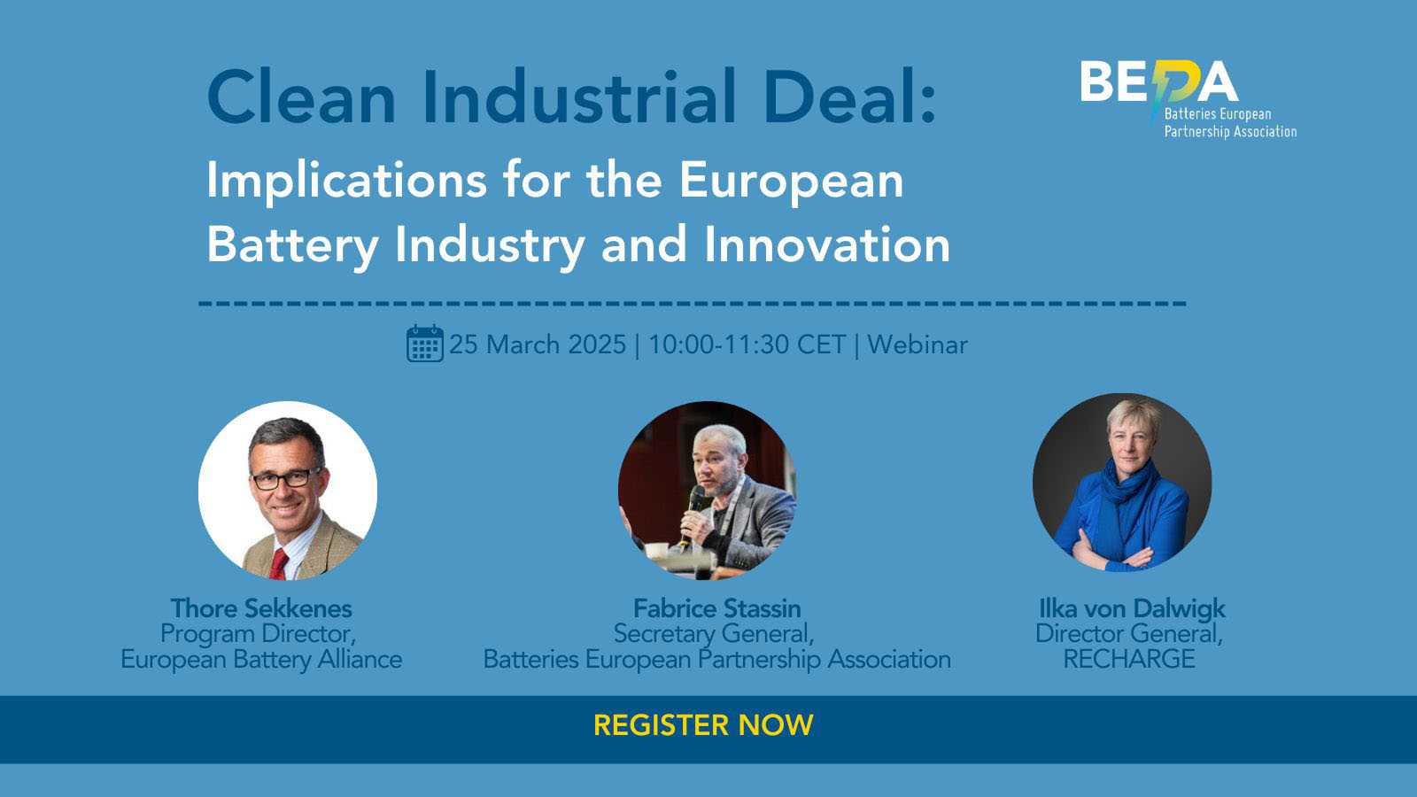 Clean Industrial Deal: Implications for the European Battery Industry ...