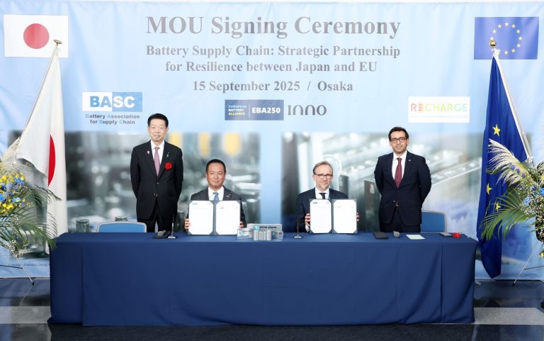 European Battery Alliance, RECHARGE, and Japan’s BASC sign MoU to boost ...